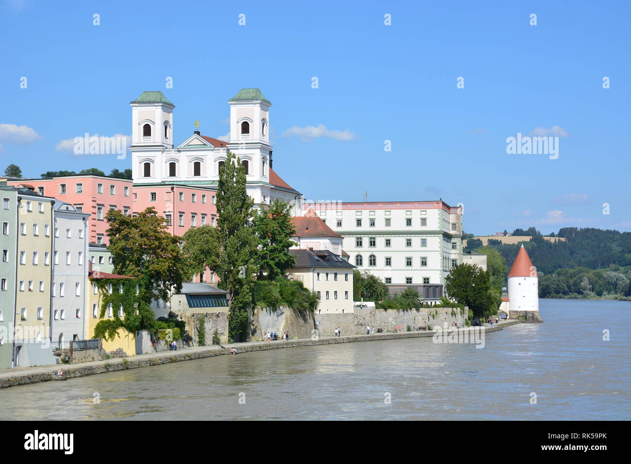 Passau, Germany – View in the historical city of Passau, Bavaria ...