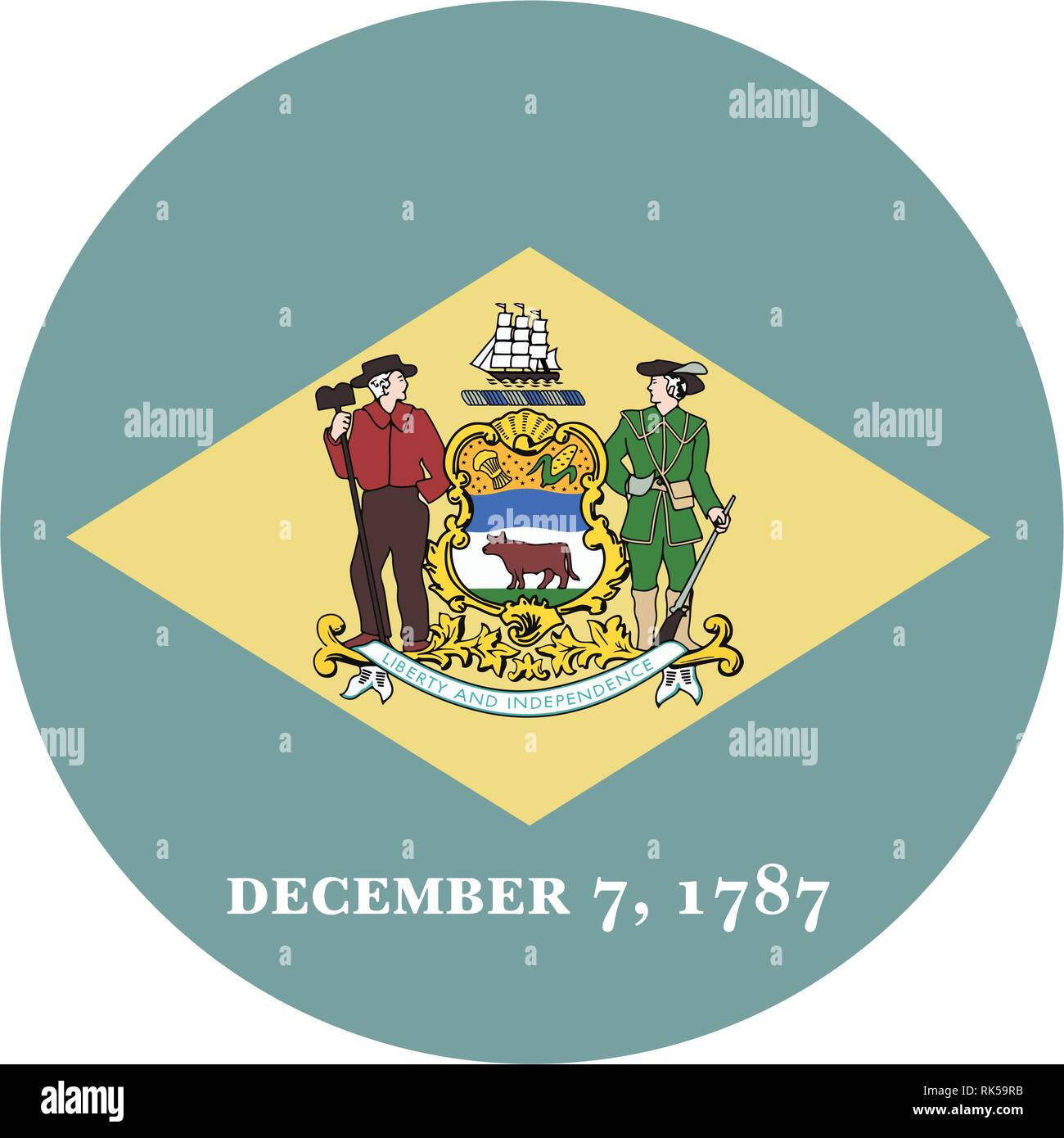 Delaware city sign Stock Vector Images - Alamy