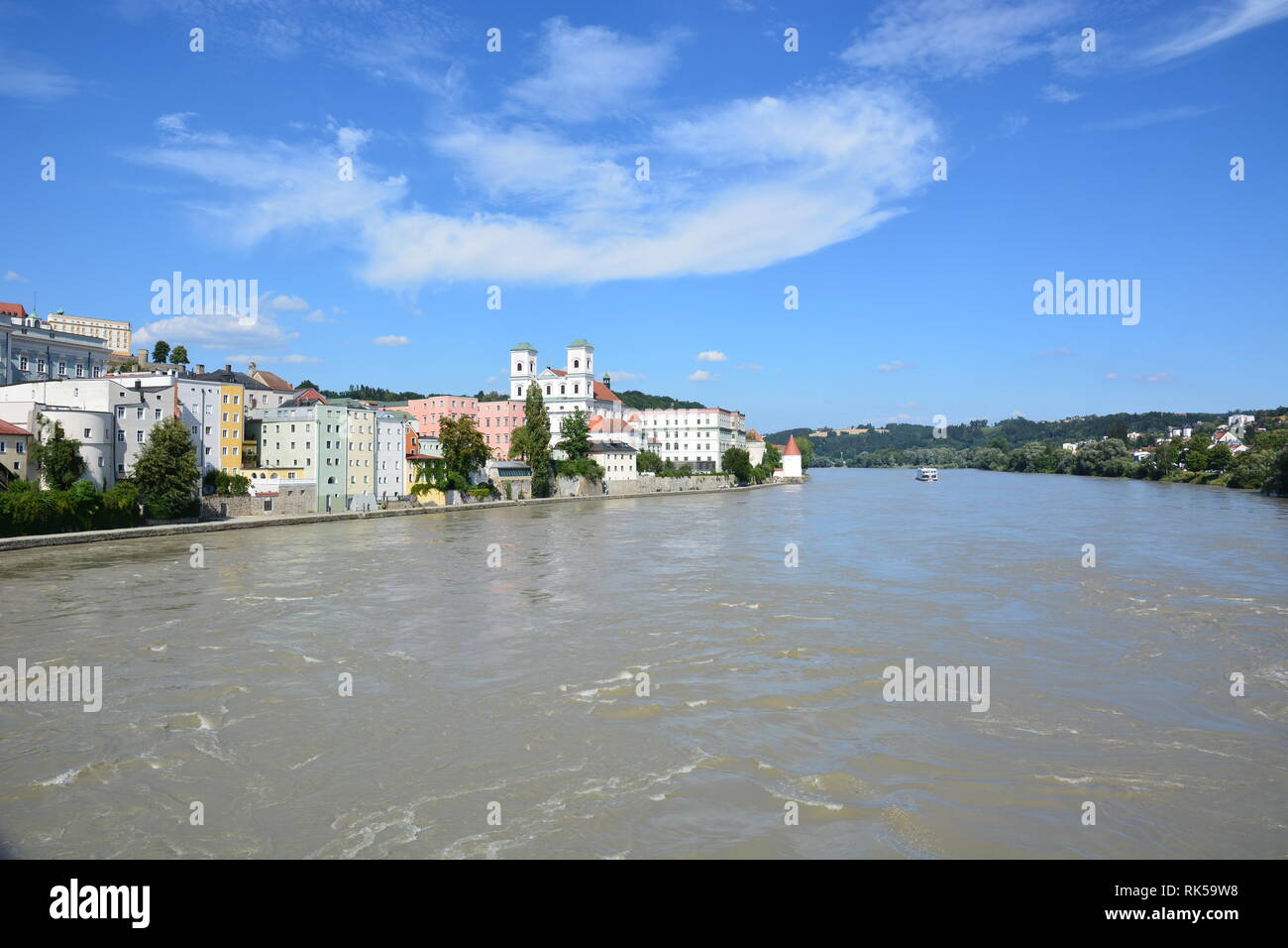 Passau, Germany – View in the historical city of Passau, Bavaria ...
