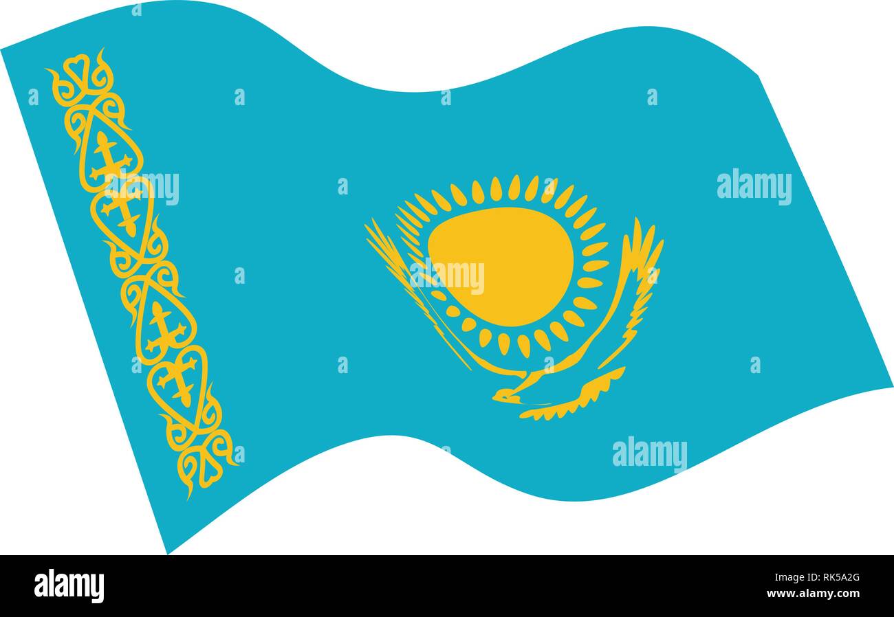 Traditional central asia flag Cut Out Stock Images & Pictures - Alamy