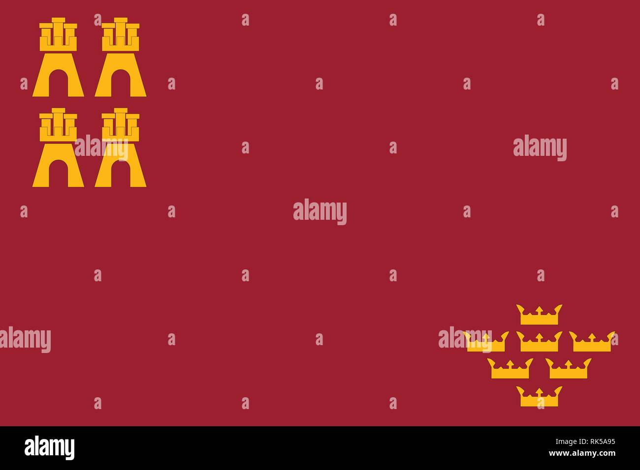 Symbol of murcia Stock Vector Images - Alamy