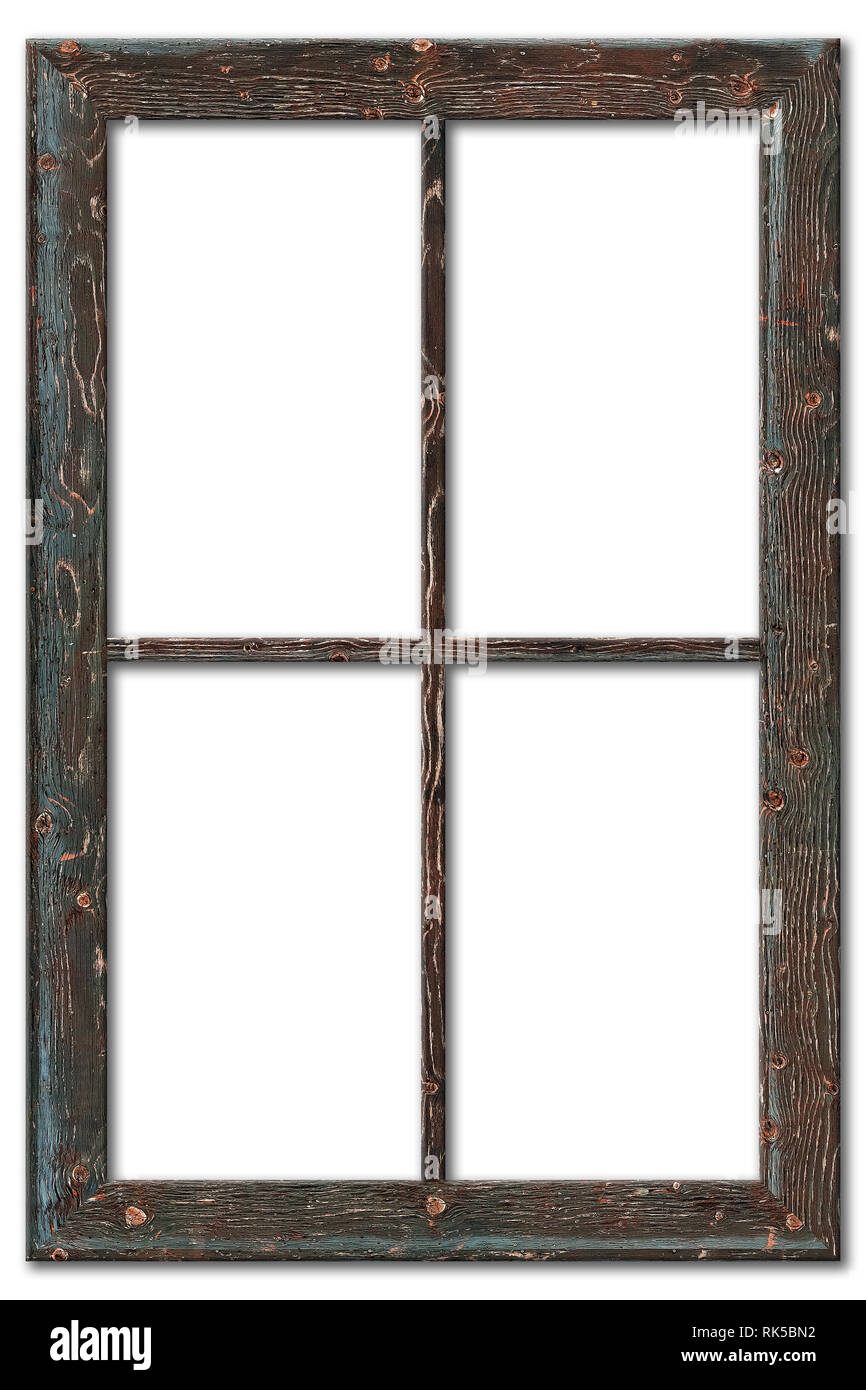 Rusty window frame cracked glass hi-res stock photography and images ...