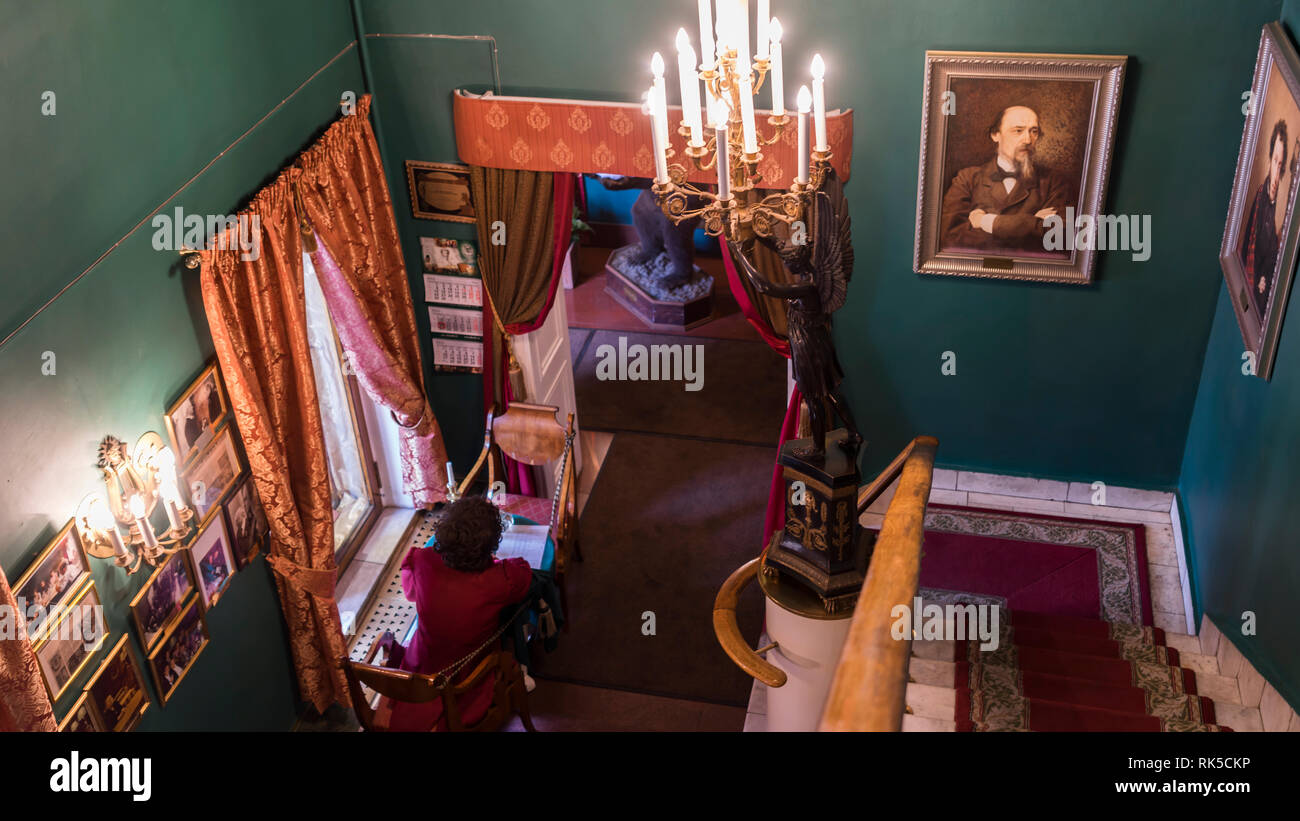 Literary Cafe in Saint Petersburg Stock Photo - Alamy