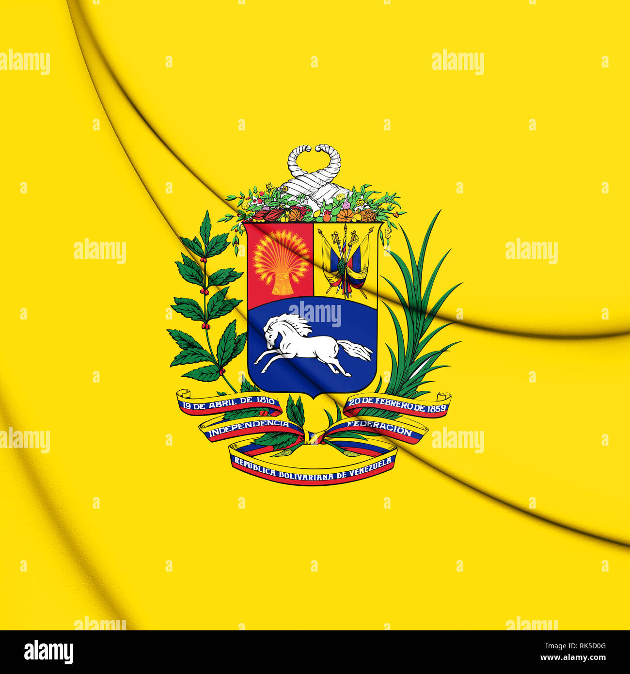 Coat of arms of venezuela hi-res stock photography and images - Alamy