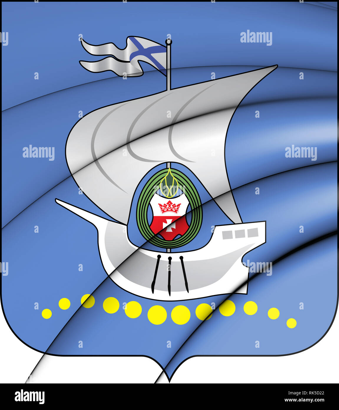 Kaliningrad oblast flag hi-res stock photography and images - Alamy