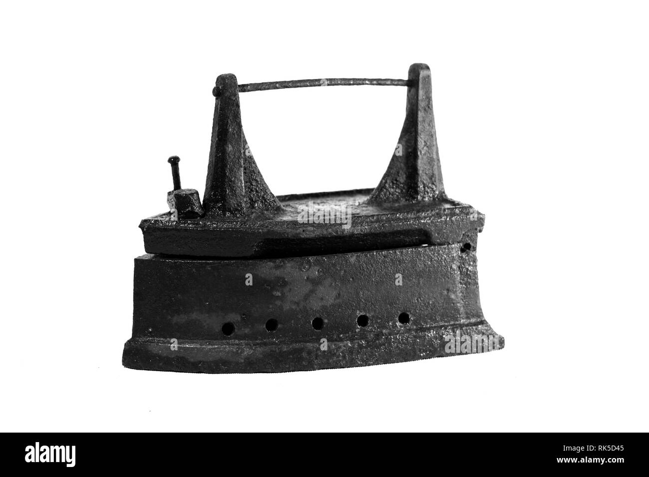 Ironing clothes Black and White Stock Photos & Images - Alamy