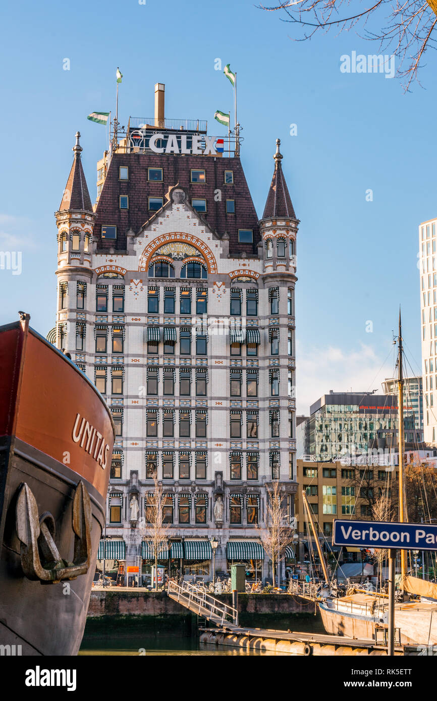 The oldest skyscraper in Rotterdam in the Netherlands Stock Photo - Alamy
