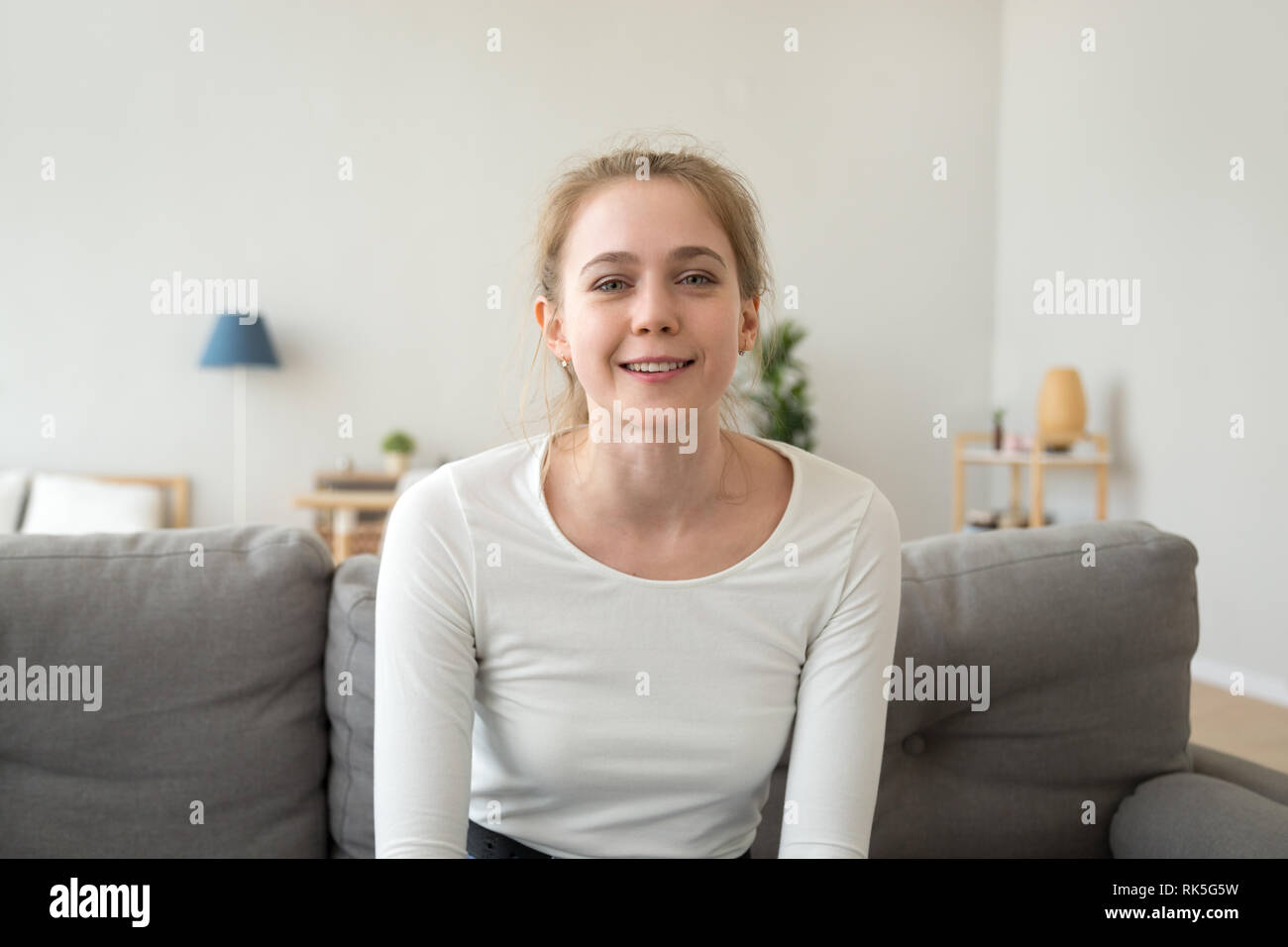 Teen girl with webcam hi-res stock photography and images - Alamy