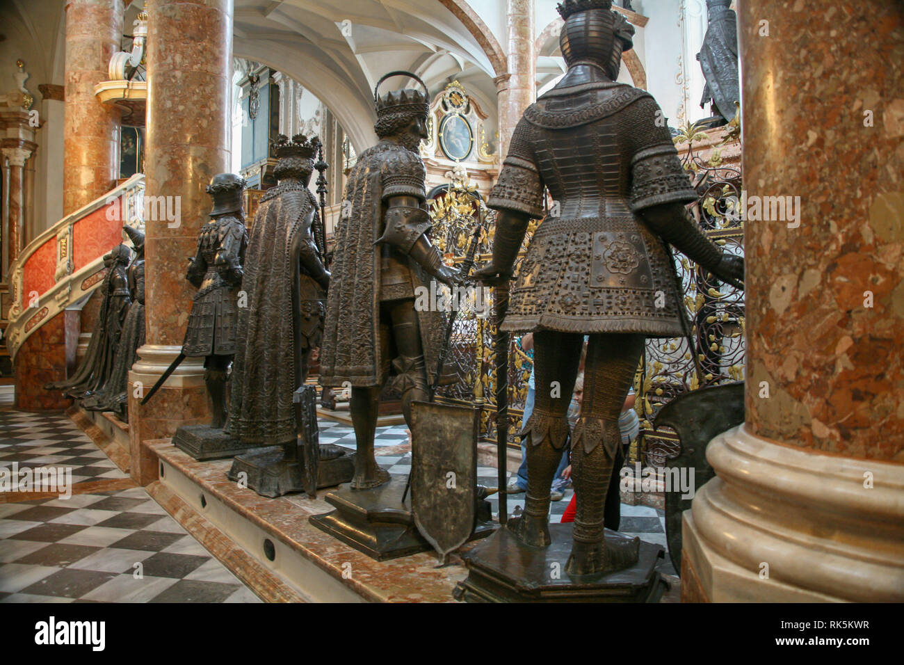Large bronze german renaissance statues of ancestors, relatives and ...