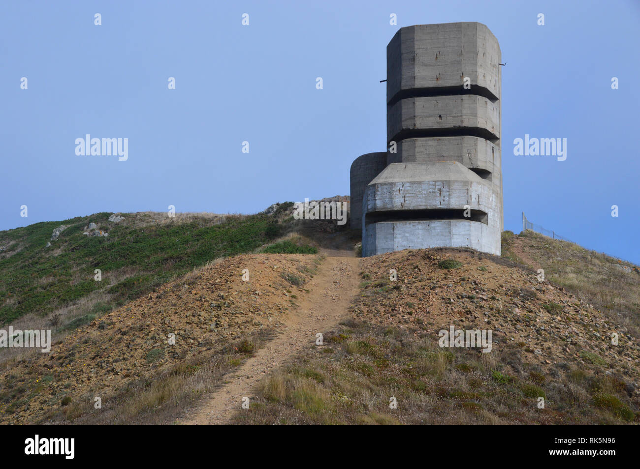 The Coastal Footpath to the Heavily Fortified WW2 German Pleinmont ...