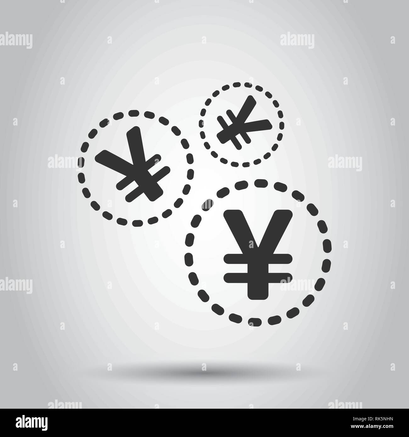 Chinese currency sign arrow Stock Vector Images - Alamy