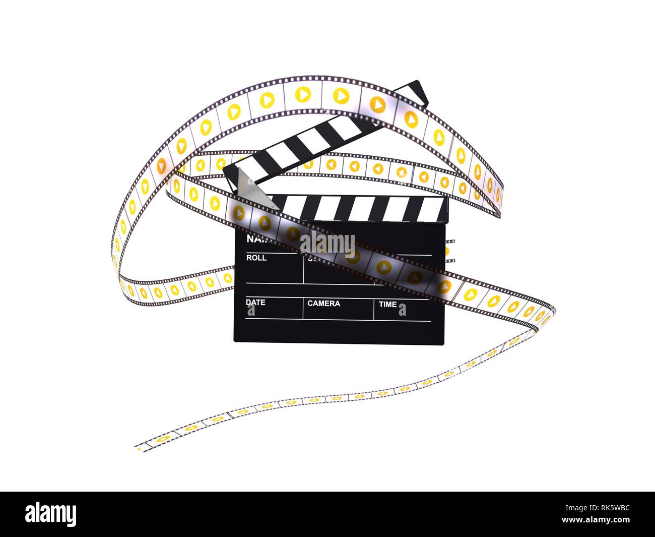 Film clap board cinema Cut Out Stock Images & Pictures - Alamy