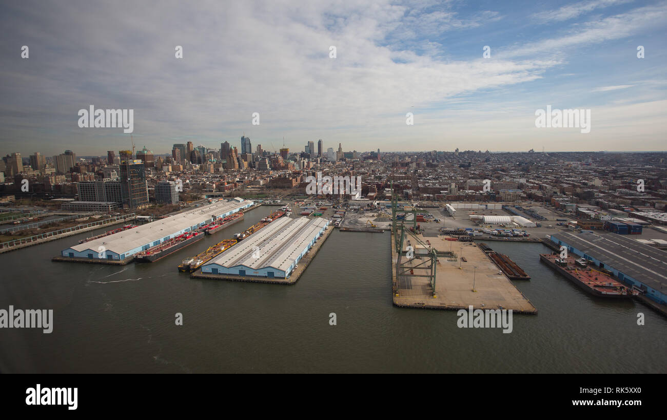 Columbia Street Waterfront District, Brooklyn, NY, USA, General View GV ...