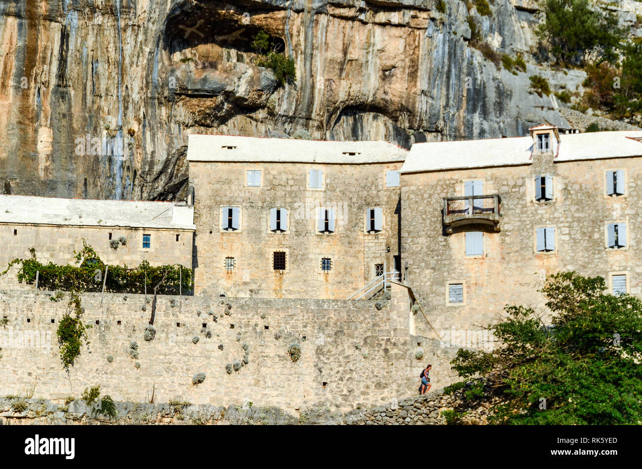 The Blaca Hermitage (Croatian: Pustinja Blaca) is located on the ...
