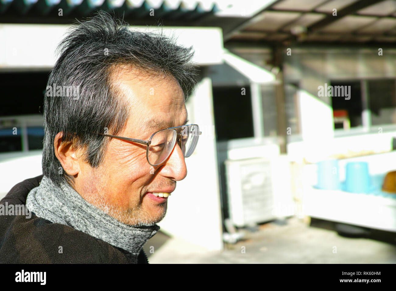 Japan farmer man old hi-res stock photography and images - Alamy
