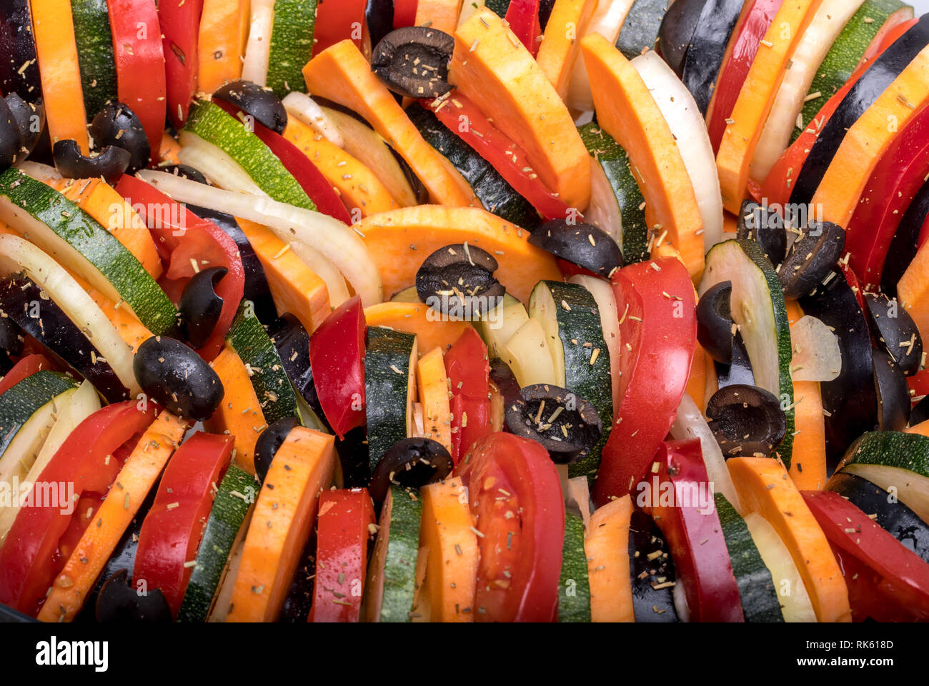 Ratatouille, French Provençal stewed vegetable dish originating in Nice ...