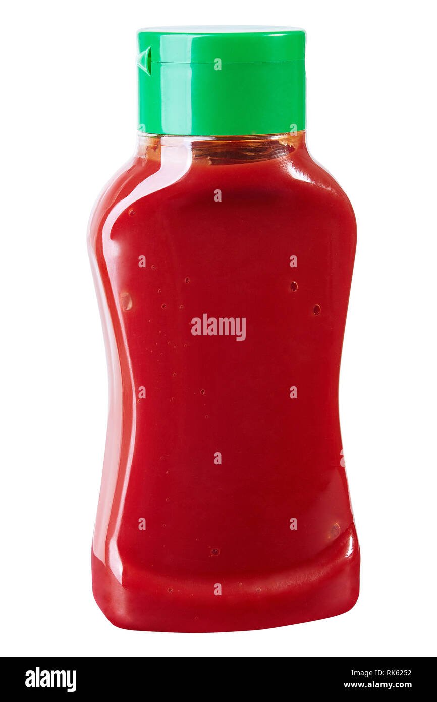 Bottle of Ketchup isolated on white background Stock Photo - Alamy