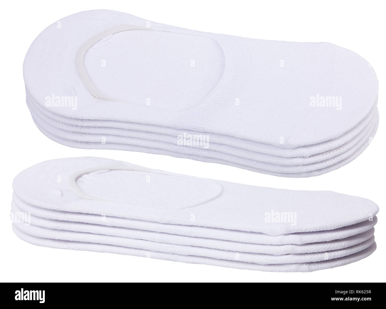 Short white socks isolated on white background Stock Photo - Alamy