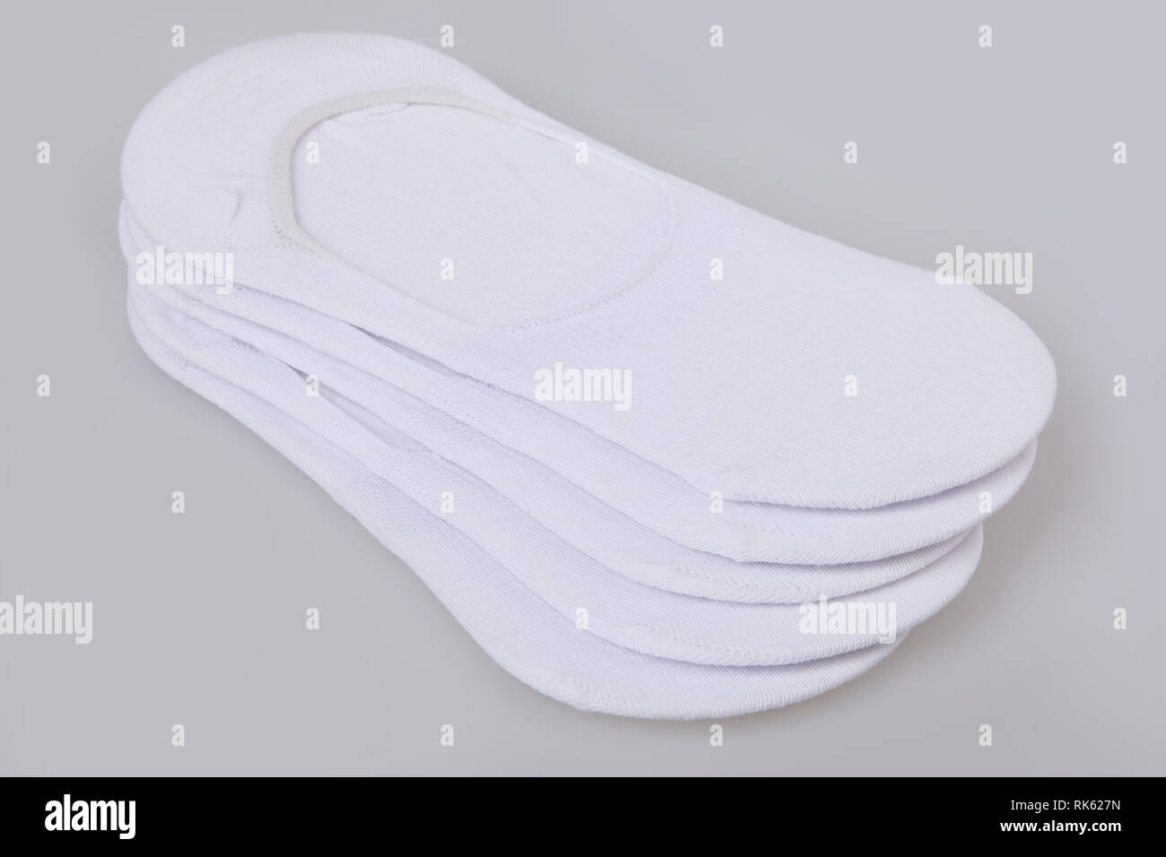 Short white socks isolated on white background Stock Photo - Alamy