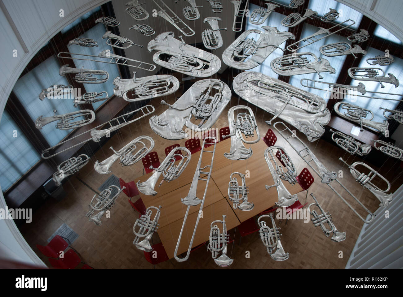 Breathless sculpture by Cornelia Parker in the Victorian and Albert ...