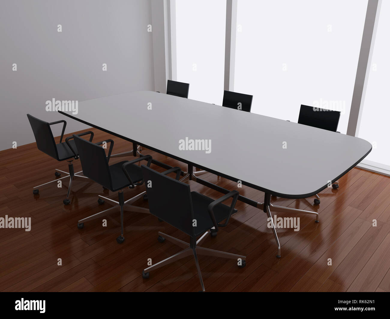 High resolution image interior. 3d illustration modern interior. Office ...