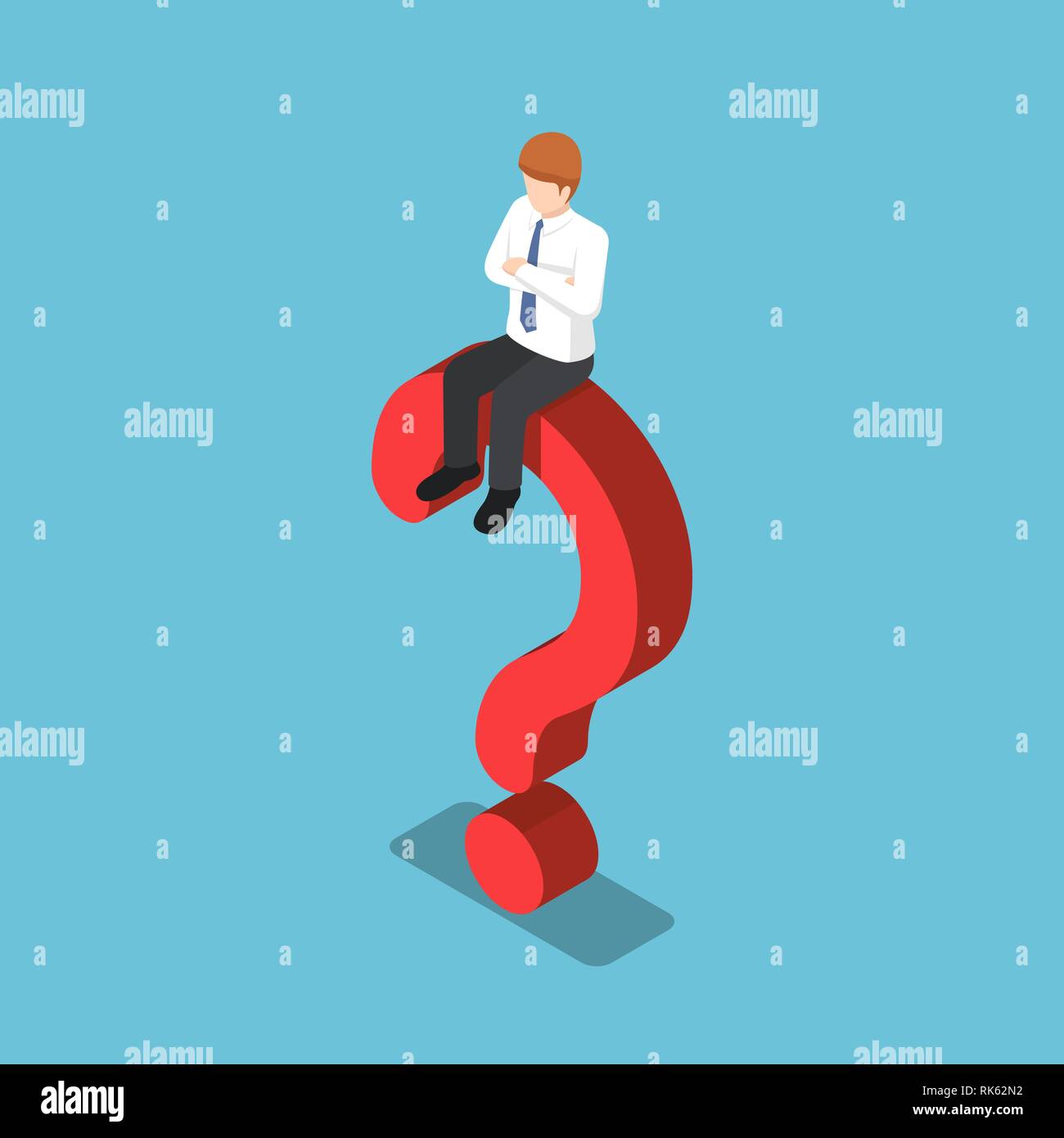 Question mark conceptual background 3d Stock Vector Images - Alamy