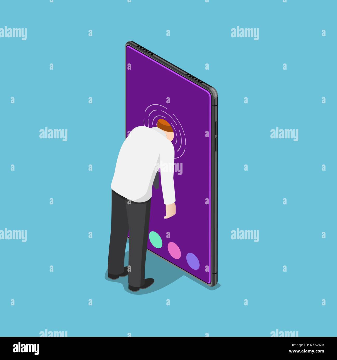 Technology addiction art hi-res stock photography and images - Alamy