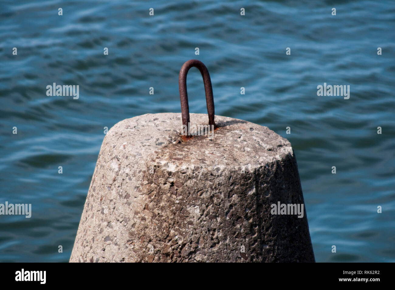 High resolution image. Wave absorber. Coast of Baltic sea Stock Photo ...