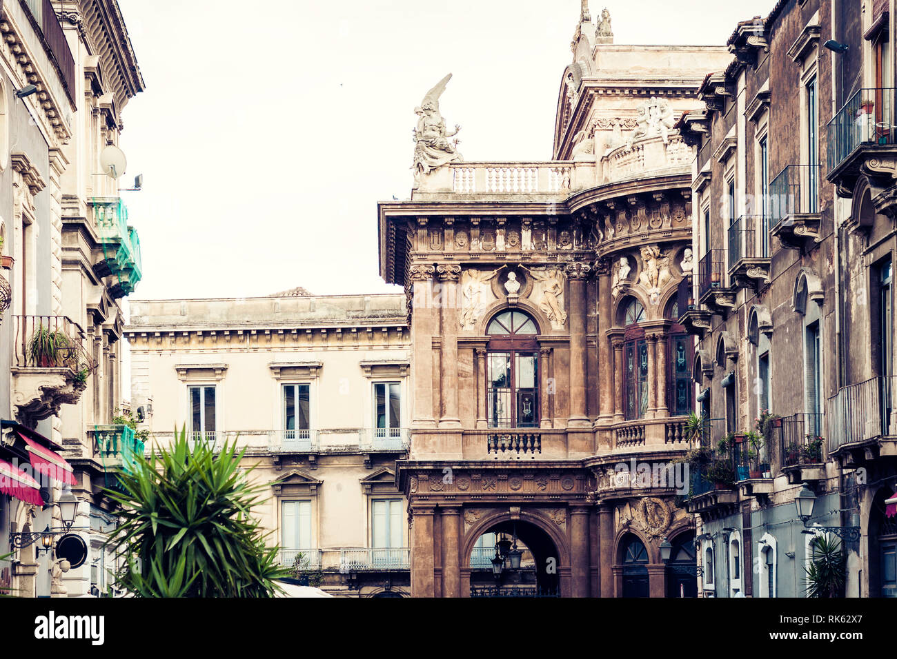 Catania opera house hi-res stock photography and images - Alamy