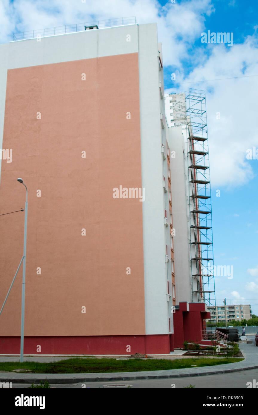 High resolution image. Building of the many-storeyed house Stock Photo ...