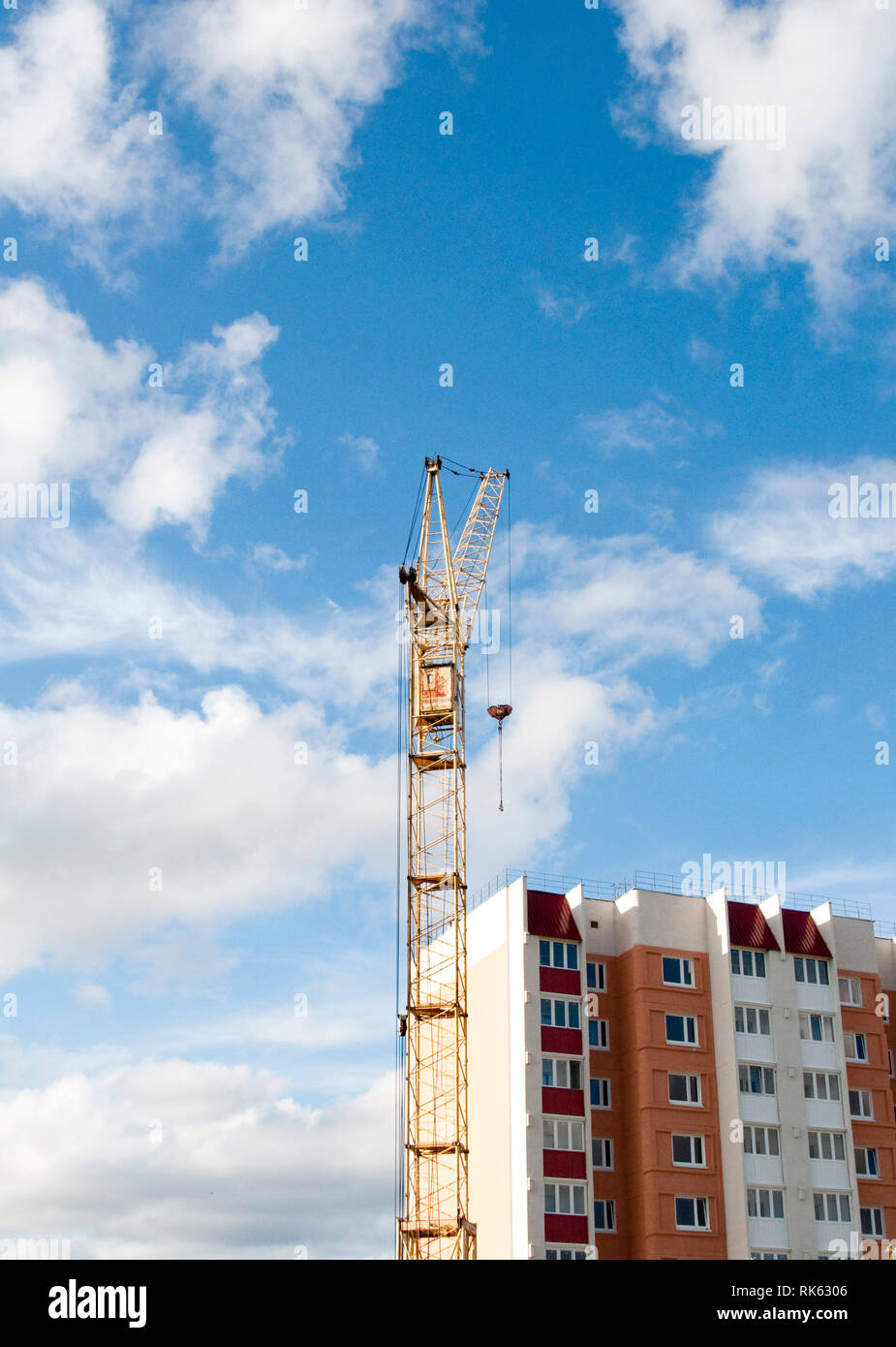 High resolution image. Residential building in the city of Kaliningrad ...