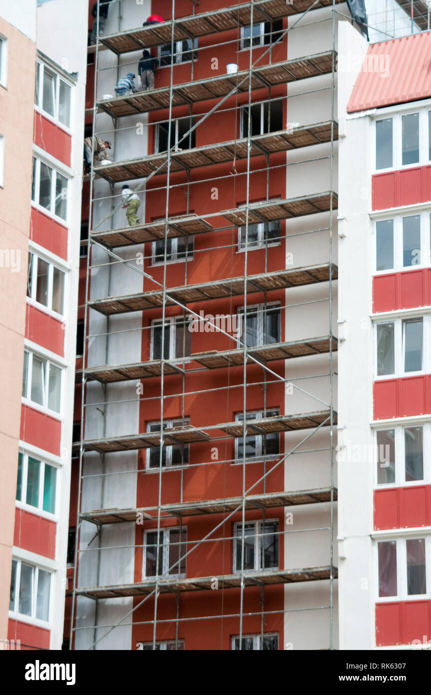 High resolution image. Residential building in the city of Kaliningrad ...