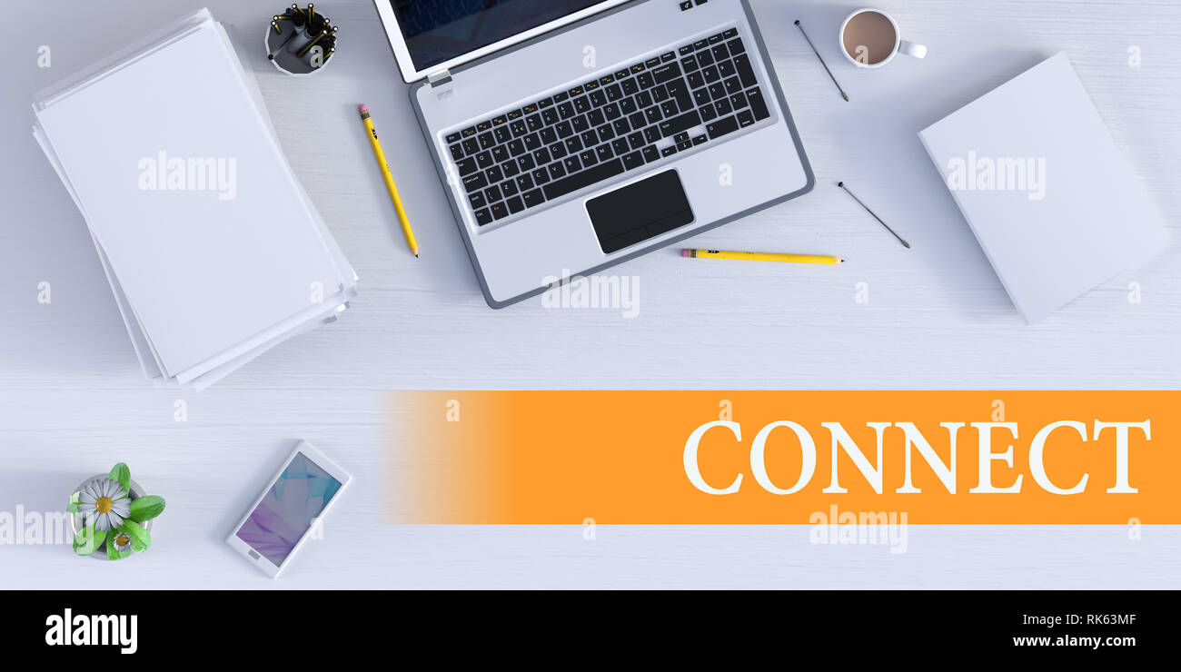 Connect Solution Online as a Business Concept Stock Photo - Alamy
