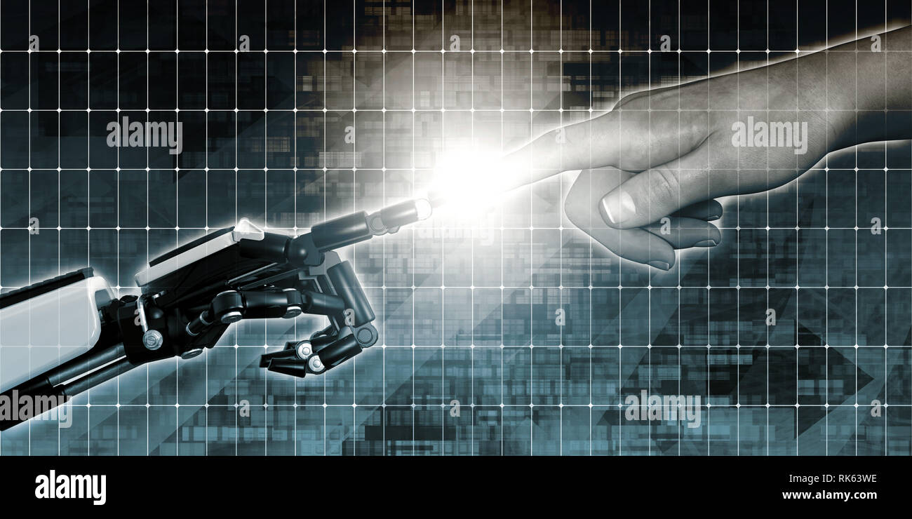 Science Technology Data as a Abstract Art Stock Photo - Alamy