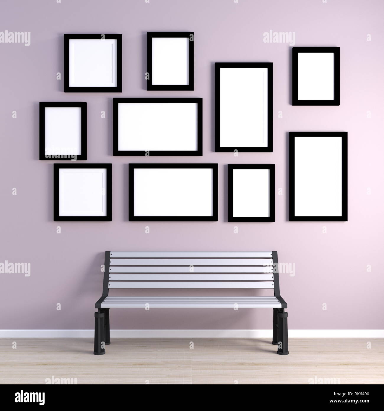 Set of modern picture frames hi-res stock photography and images - Alamy