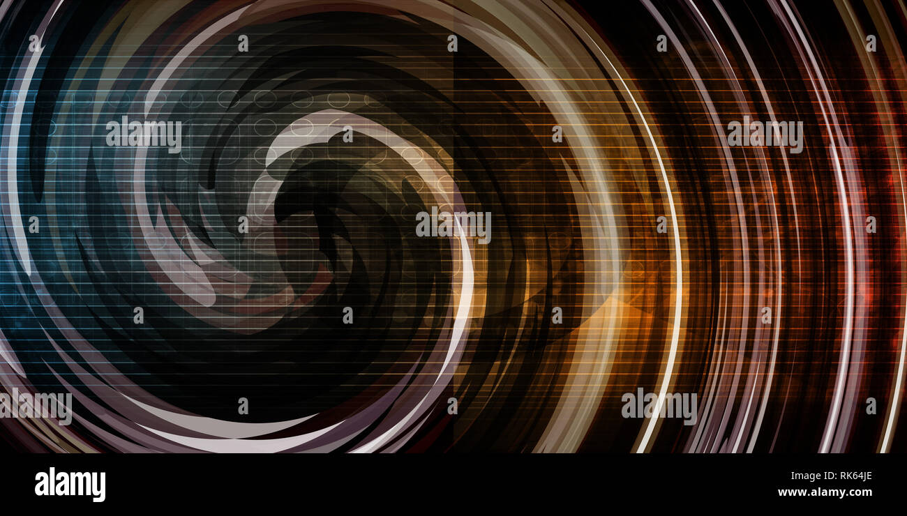 Technology Abstract as a Concept Background Art Stock Photo - Alamy
