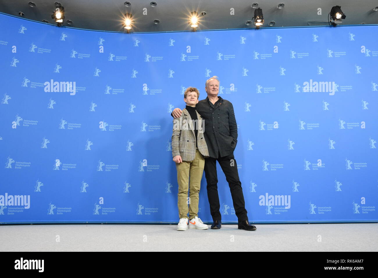 Berlin, Germany. 09th Feb, 2019. 69th Berlinale: Hans Petter Moland (r ...