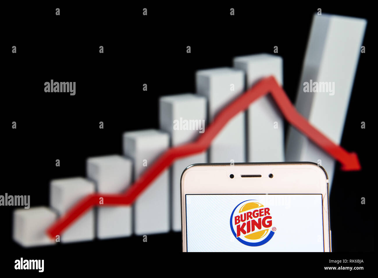 Hong Kong. 9th Feb, 2019. American chain of hamburger fast food ...