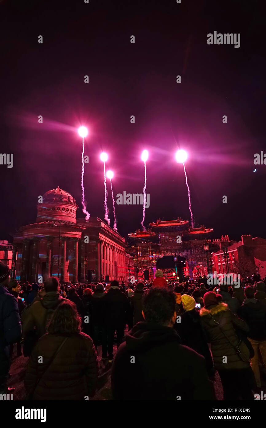 Chinese new year celebrations in liverpool hi-res stock photography and ...