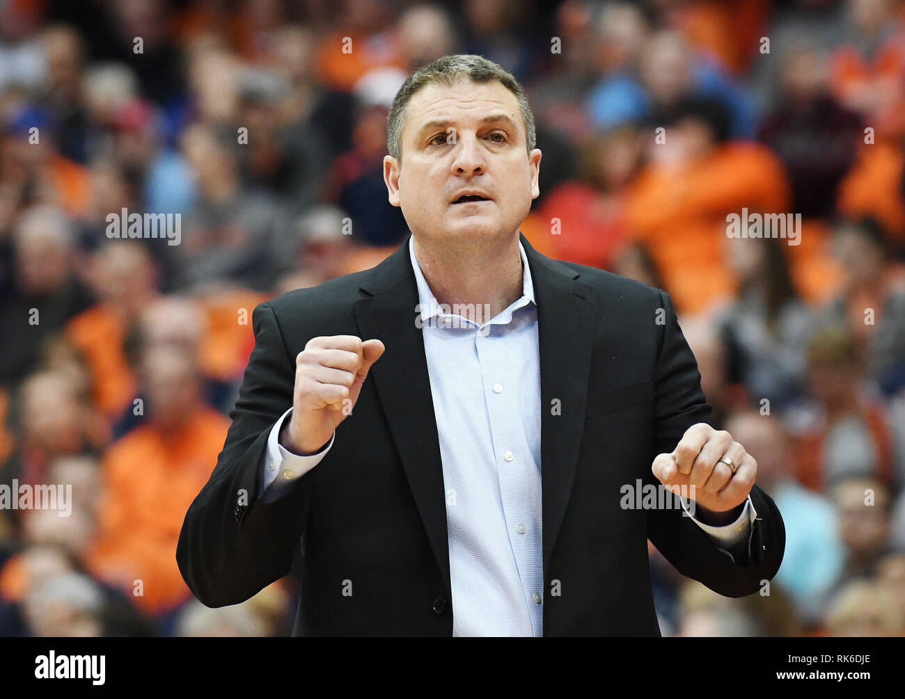 Syracuse, NY, USA. 09th Feb, 2019. Boston College head coach Jim ...