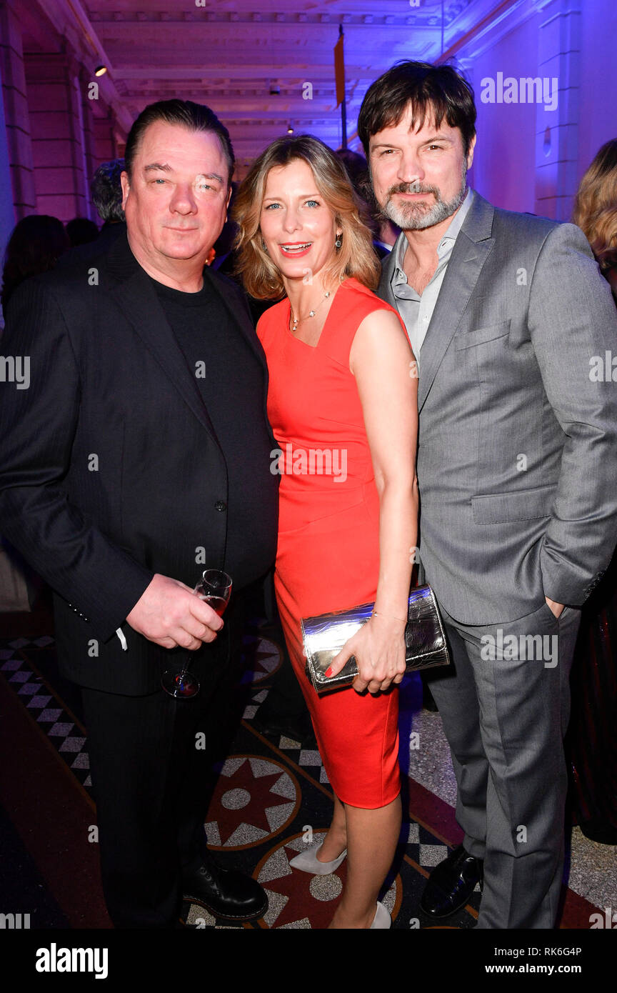 Berlin, Deutschland. 08th Feb, 2019. Peter Kurth, Valerie Niehaus and ...