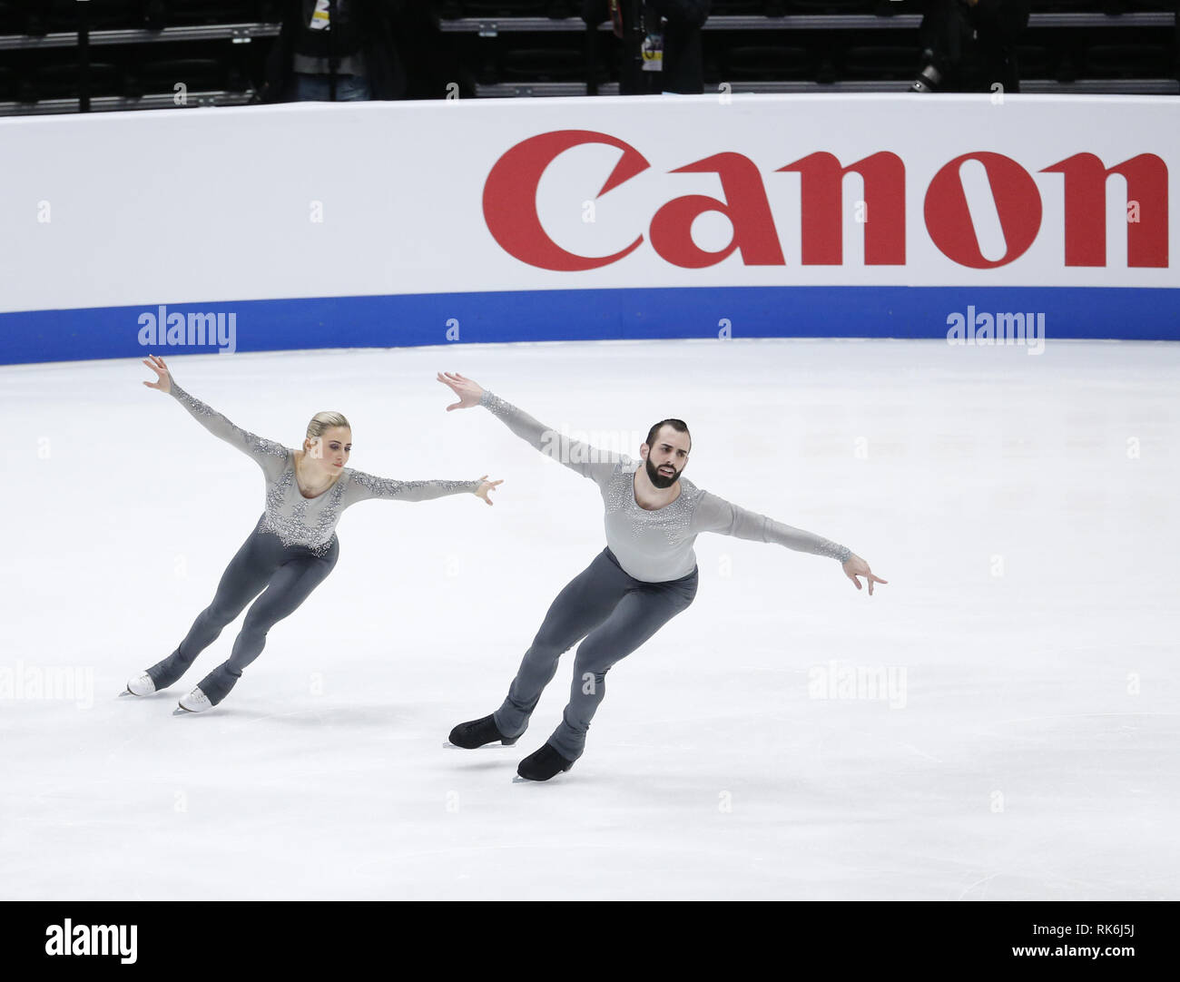 Los Angeles, California, USA. 9th Feb, 2019. Ashley Cain and Timothy ...