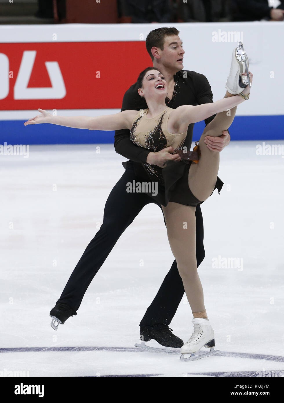 Los Angeles, California, USA. 9th Feb, 2019. Haven Denny and Brandon ...