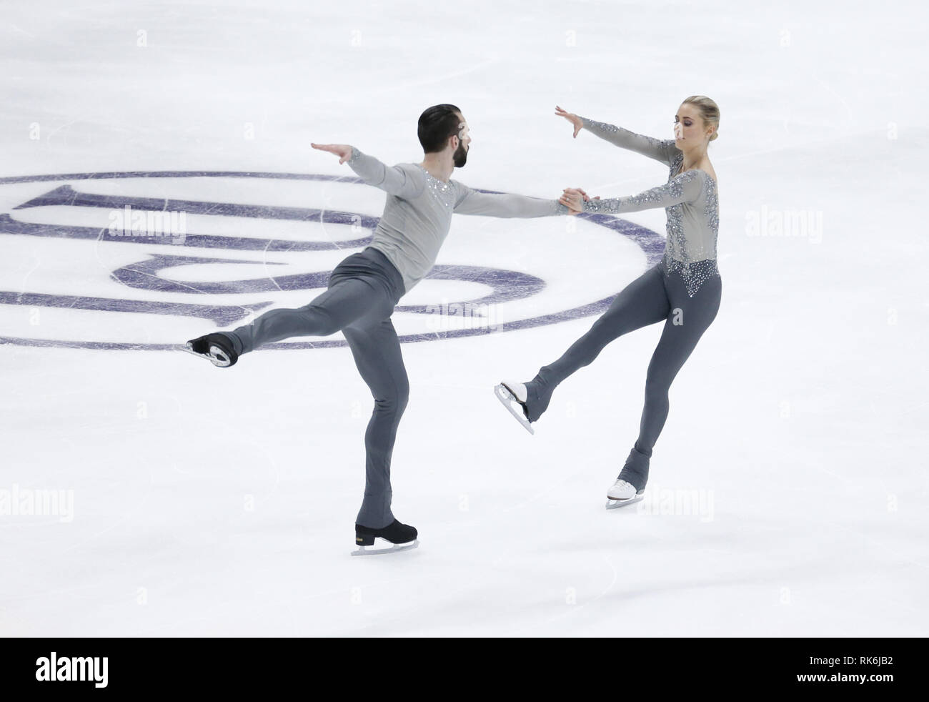 Los Angeles, California, USA. 9th Feb, 2019. Ashley Cain and Timothy ...