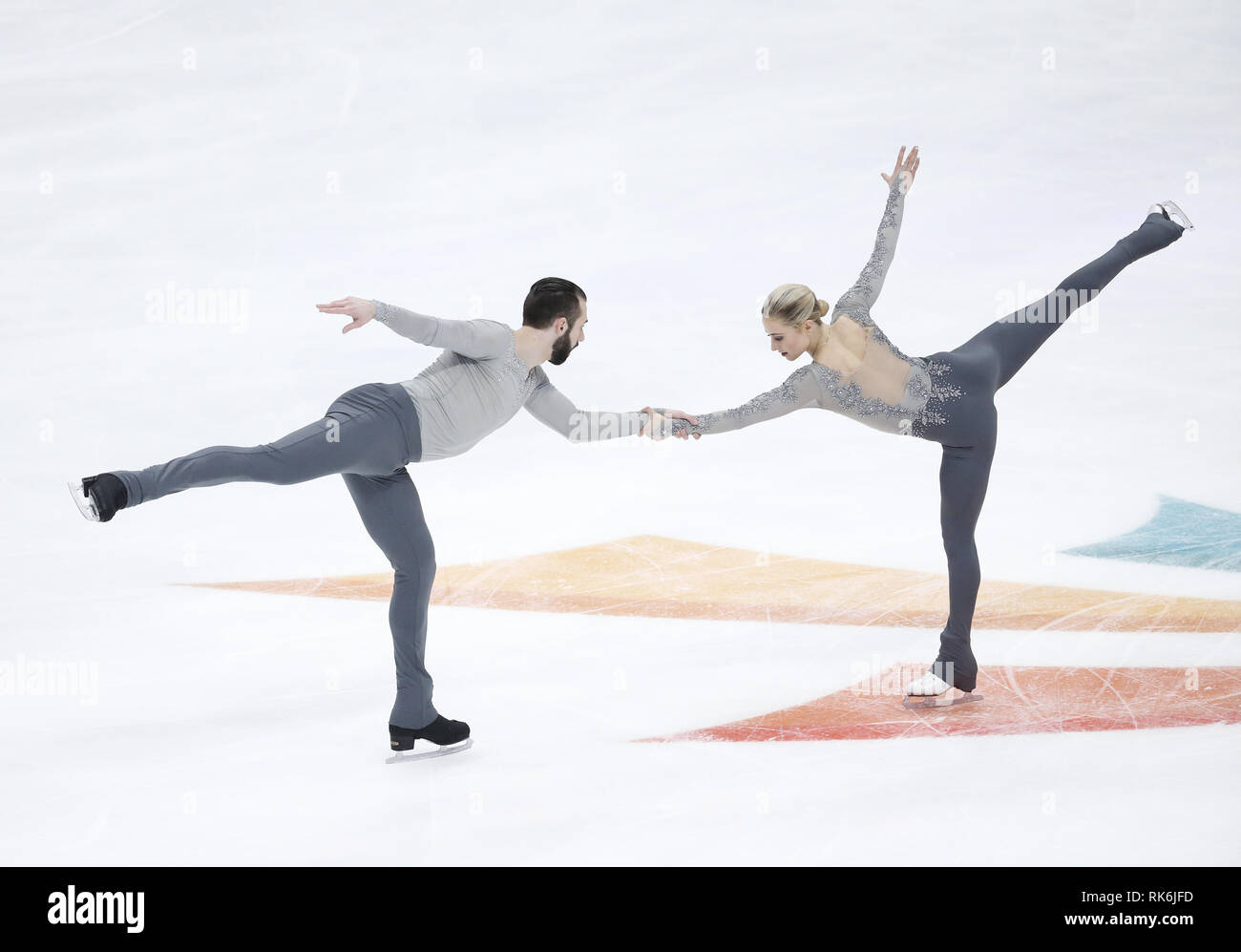 Los Angeles, California, USA. 9th Feb, 2019. Ashley Cain and Timothy ...