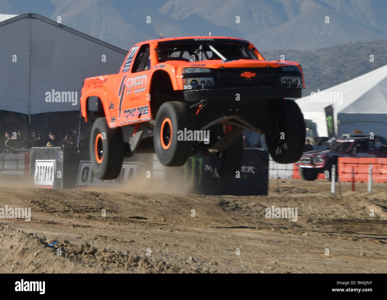 Off-road racer champ Robby Gordon in his T1-desert truck at the 2019 ...