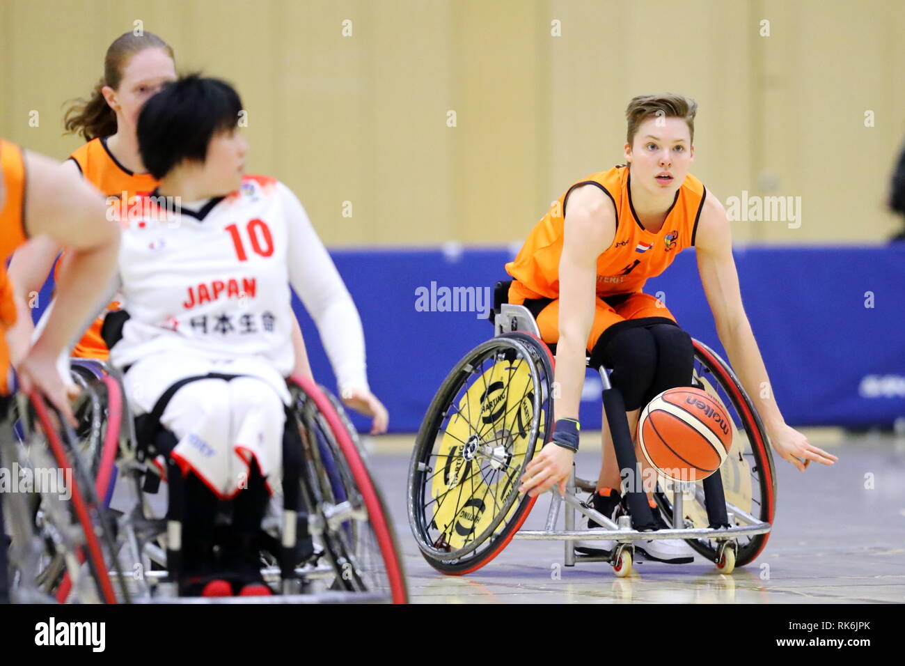 Chiba, Japan. 8th Feb, 2019. Bo Kramer (NED) Wheelchair Basketball ...