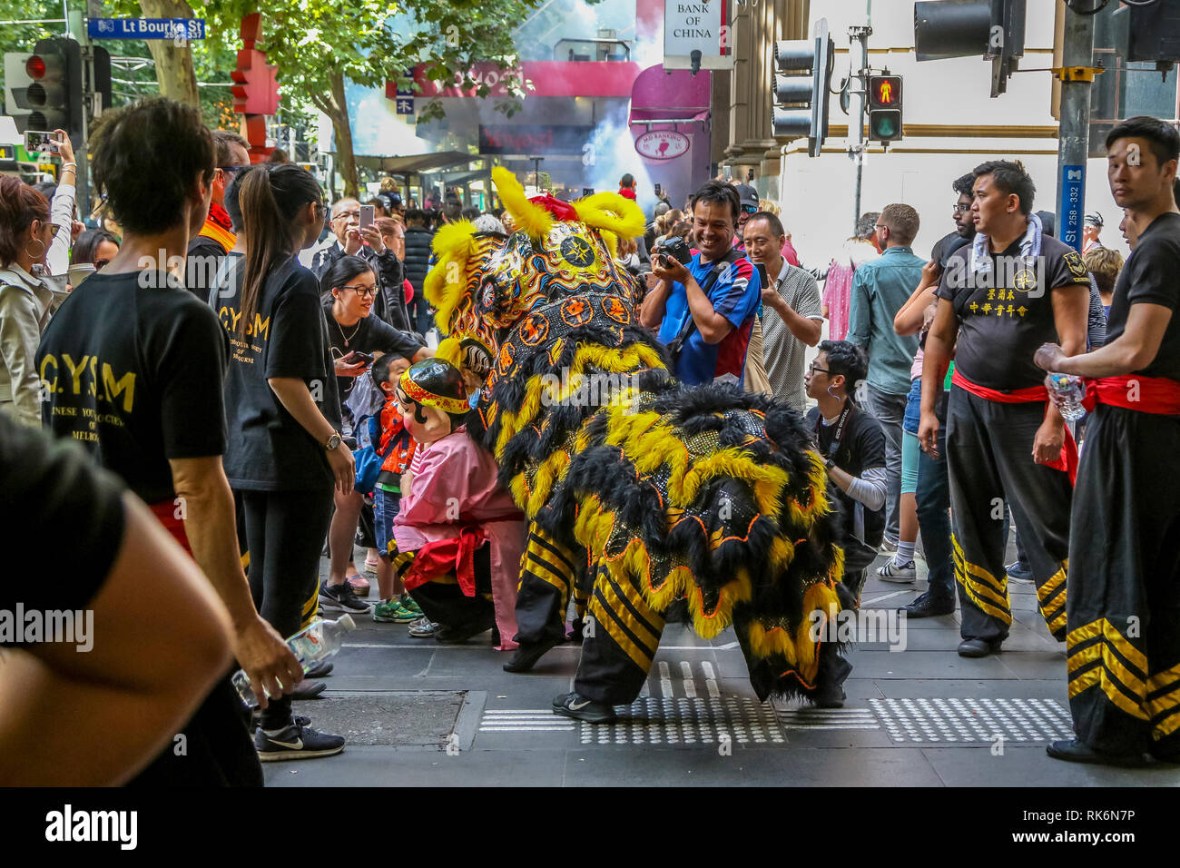 Melbourne, Australia. 10th Feb 2019. Chinatown Melbourne Chinese New ...