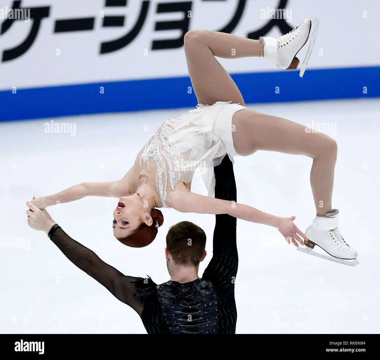 Anaheim, USA. 9th Feb, 2019. Tarah Kayne (Top) and Danny O'Shea of the ...