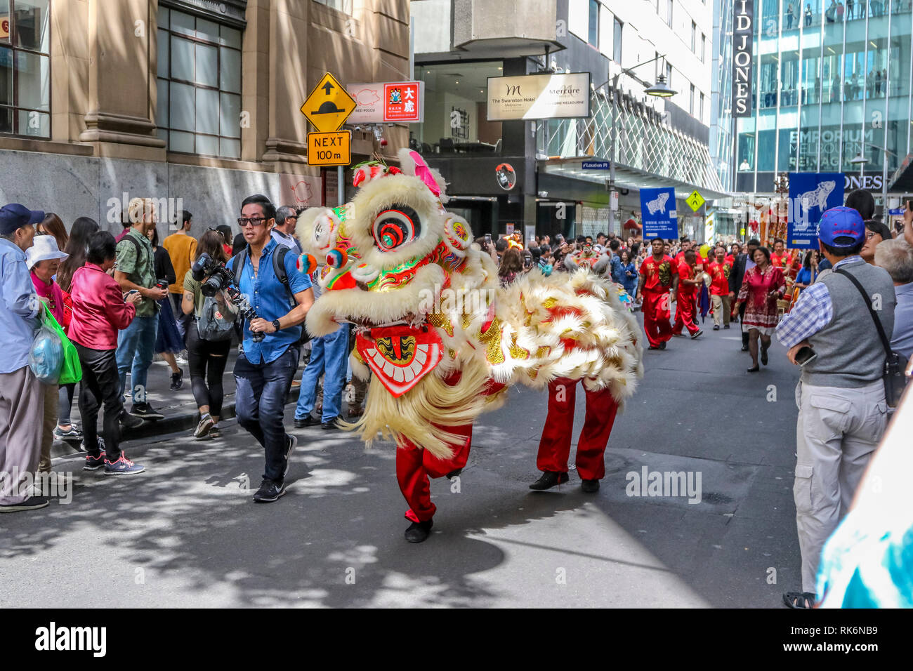 Melbourne, Australia. 10th Feb 2019. Chinatown Melbourne Chinese New ...